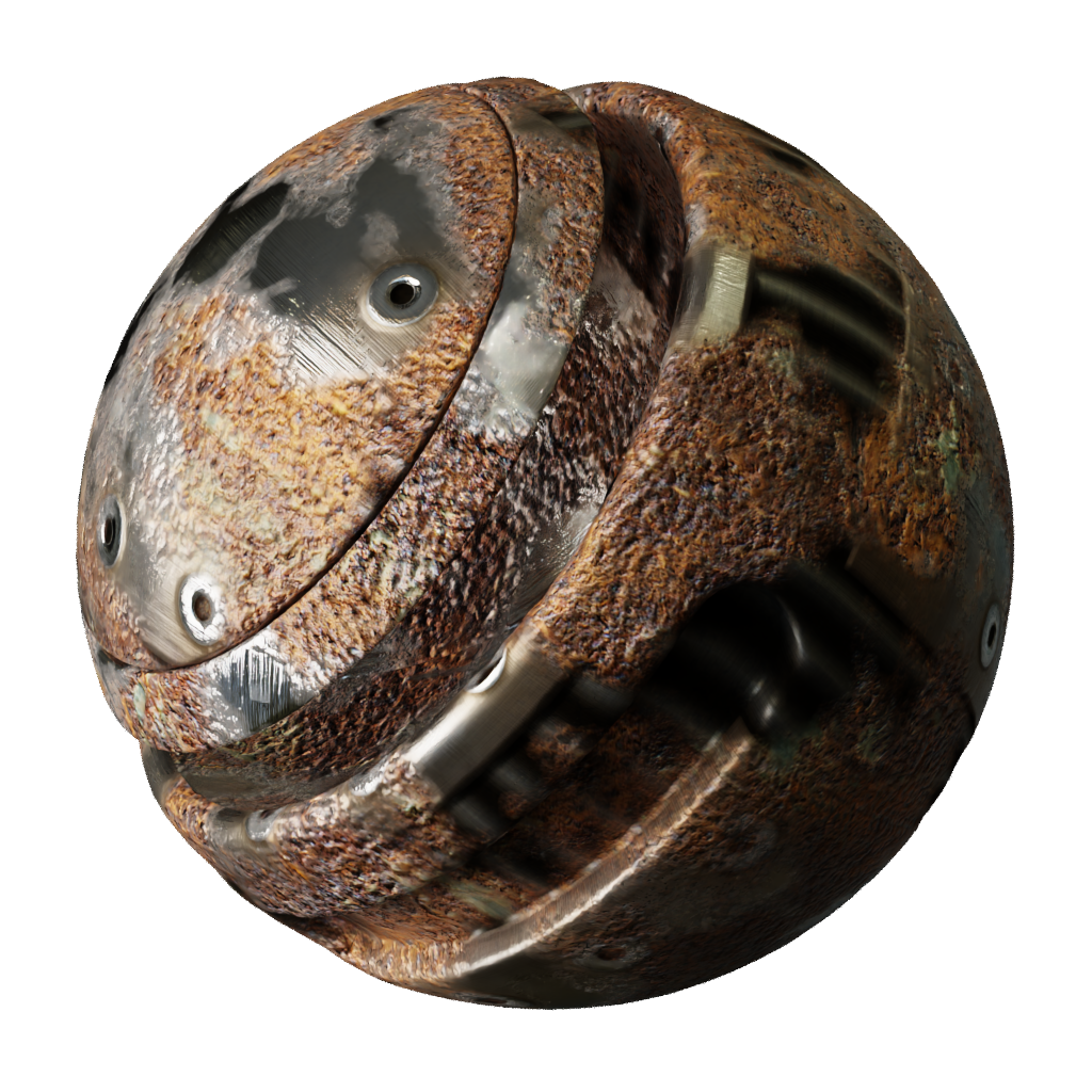 Rust 25 | FREE rust materials | BlenderKit
