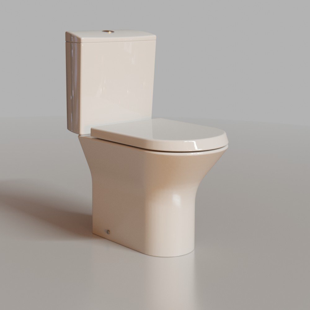 Modern toilet w.c. | Bathroom Furniture models | BlenderKit