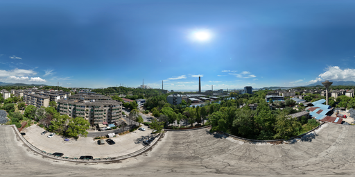 Highsky old building bluesky 18k | Urban Elements HDRis | BlenderKit