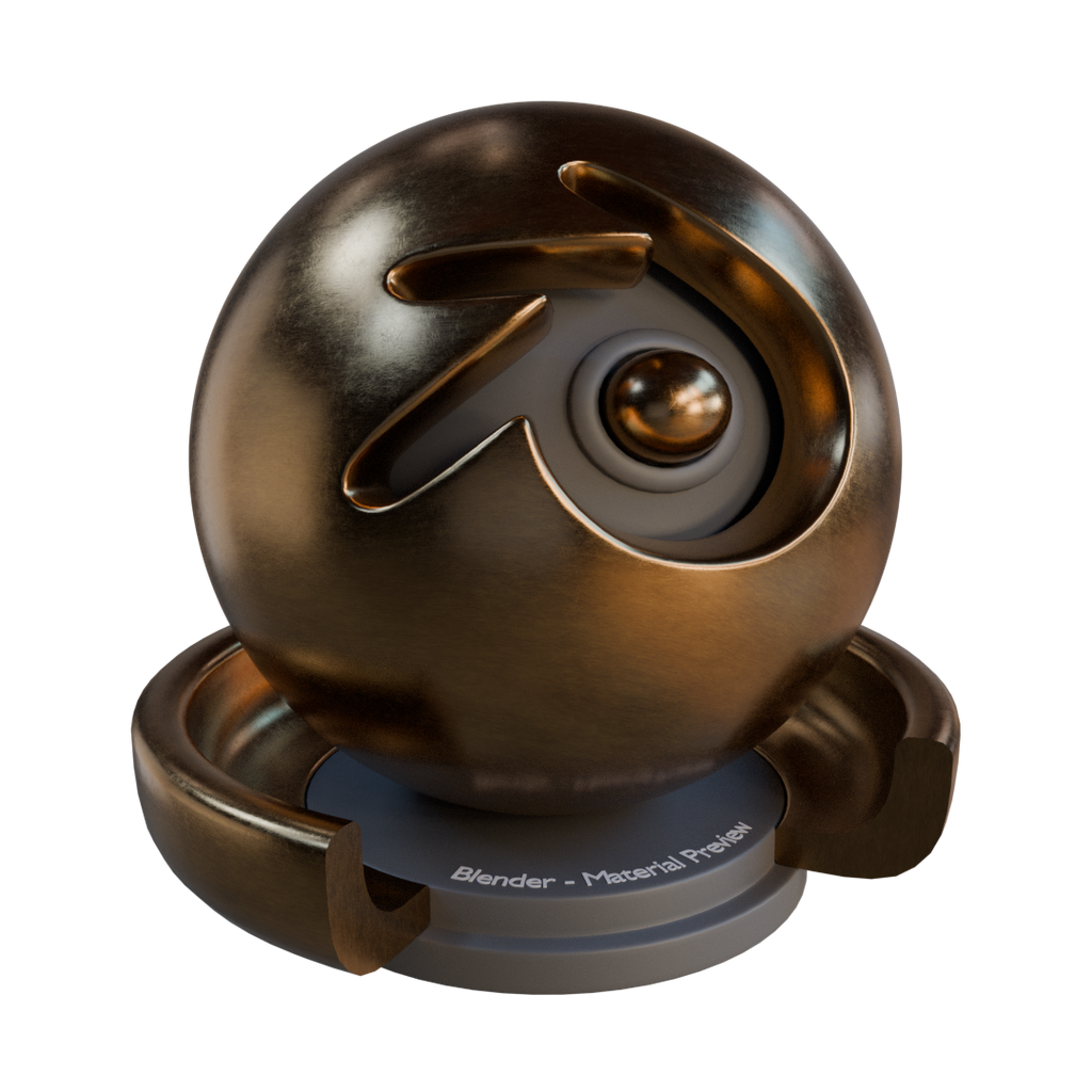 Metal Brushed Brass | FREE metal materials | BlenderKit