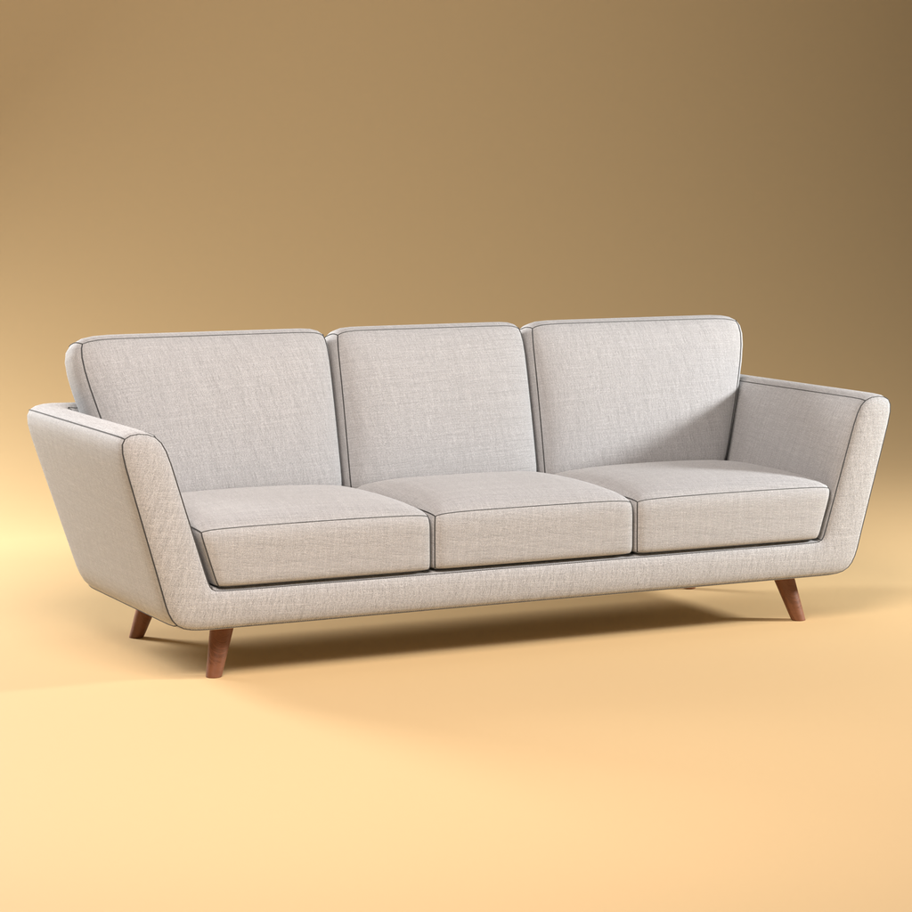 Curved sofa | FREE Sofas models | BlenderKit